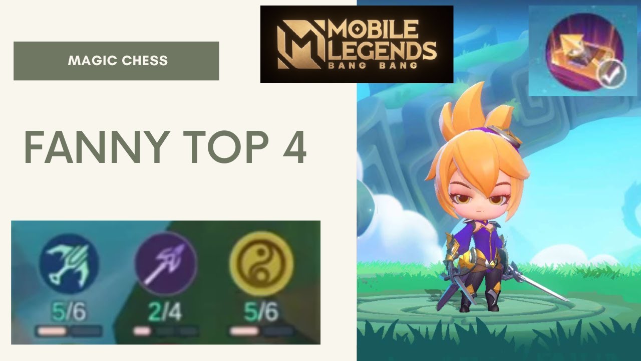 Survive top 4 with fanny skill 1 - Magic Chess Mobile legends bang bang ...