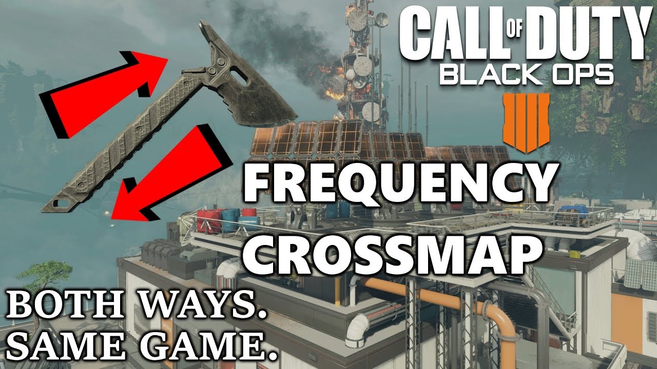 COD BO4 BLACK OPS 4 TOMAHAWK / COMBAT AXE ACROSS THE MAP BOTH WAYS SAME ...