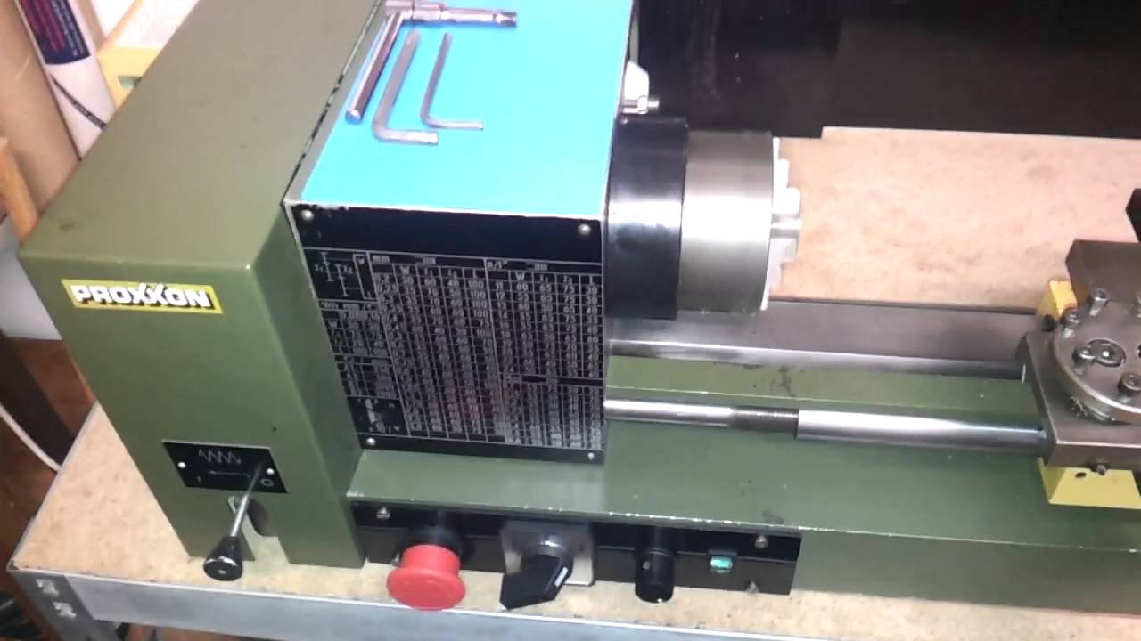 Proxxon MD65 - SD300 Drehbank - Lathe, New Motor,Readout,frequency ...