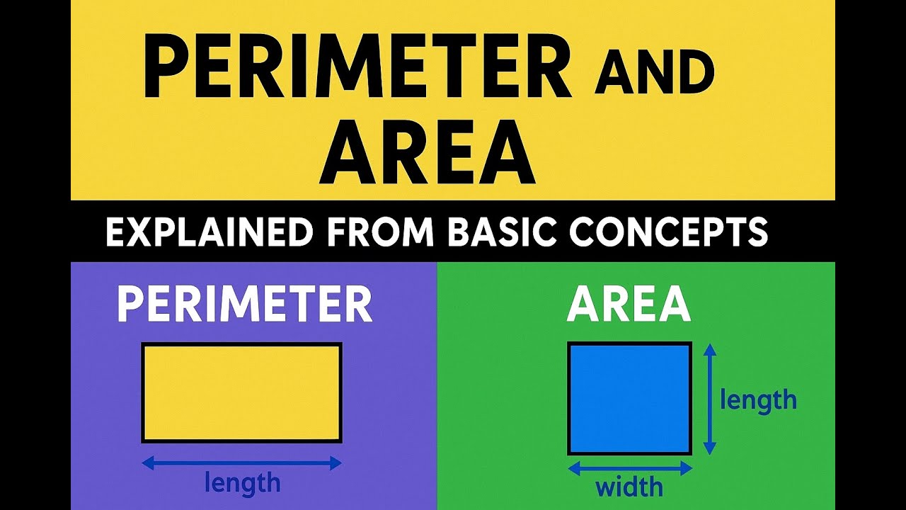 Perimeter and Area Explained from Basic Concepts Open & Closed Figures ...