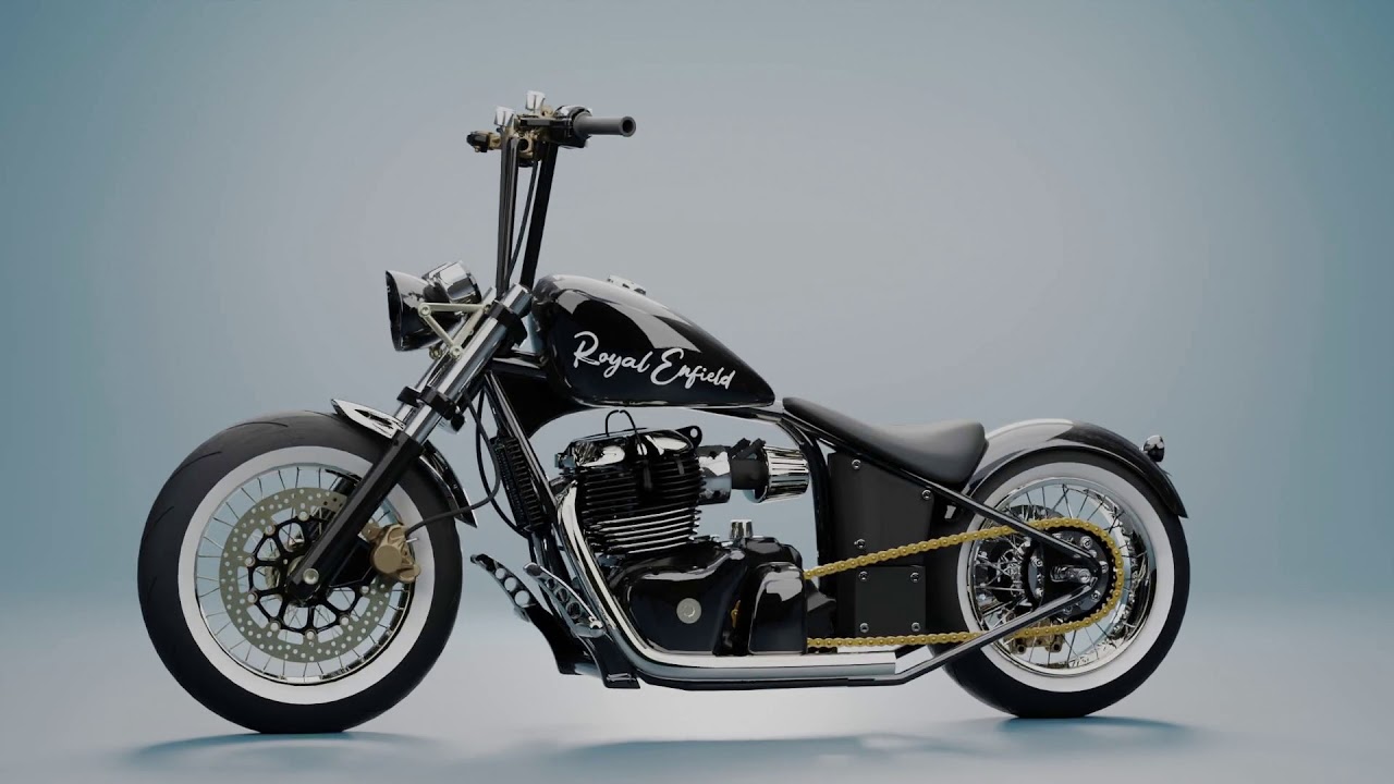 Royal Enfield 650 Twin-Chopper Custom.No.2 - YouTube