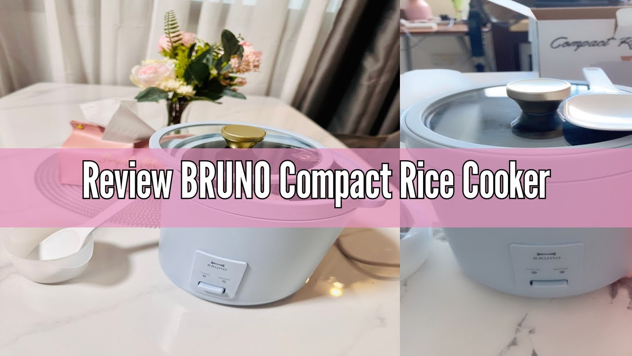 Review BRUNO Compact Rice Cooker - YouTube