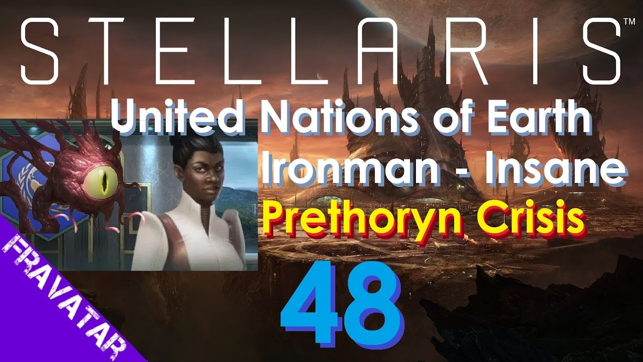 Stellaris ep48 Prethoryn Scourge Crisis Arrives - Insane Difficulty ...