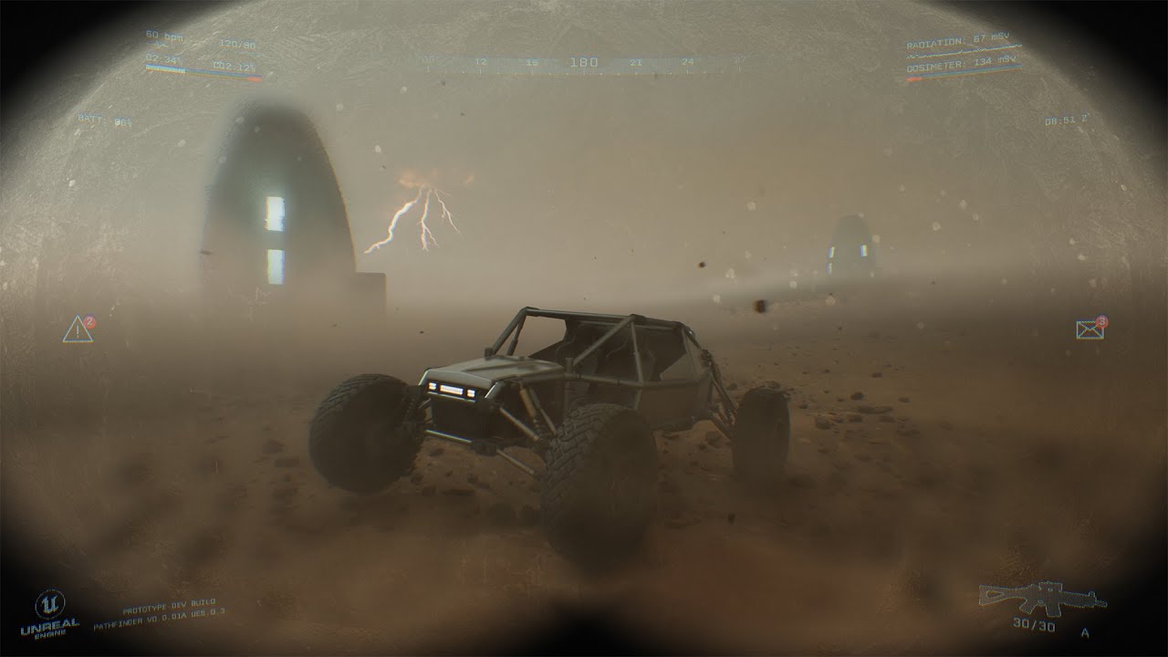 [UE5] Mars Sandstorm Weather Visual Effect Improvements v2 - YouTube