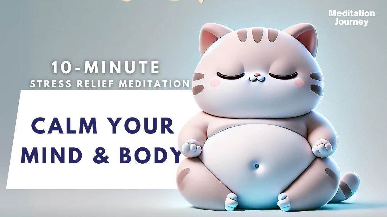 5-Minute Guided Stress Relief Meditation: Calm Your Mind & Body - YouTube