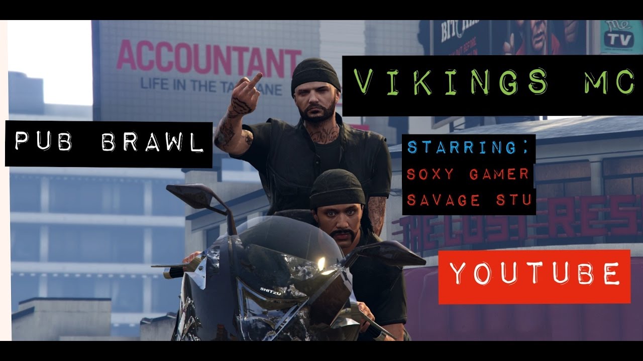 GTA 5 INSANE GAMEPLAY FOOTAGE PUB BRAWL - YouTube