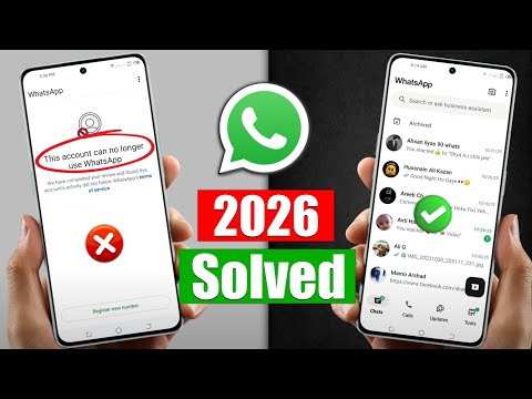 This account can no longer use WhatsApp problem 2026 | New Solution