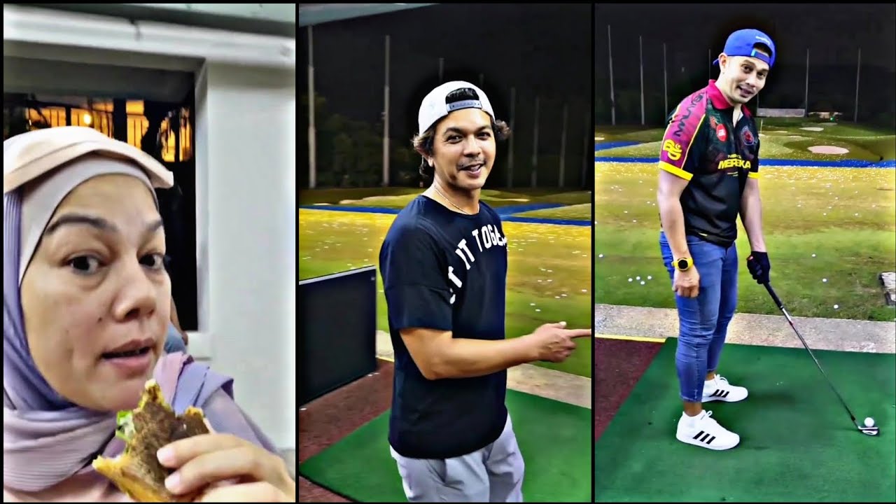 Fizz Fairuz || Shiera & Ijoy Di Golf Driving Range || Kak Rara Datang ...