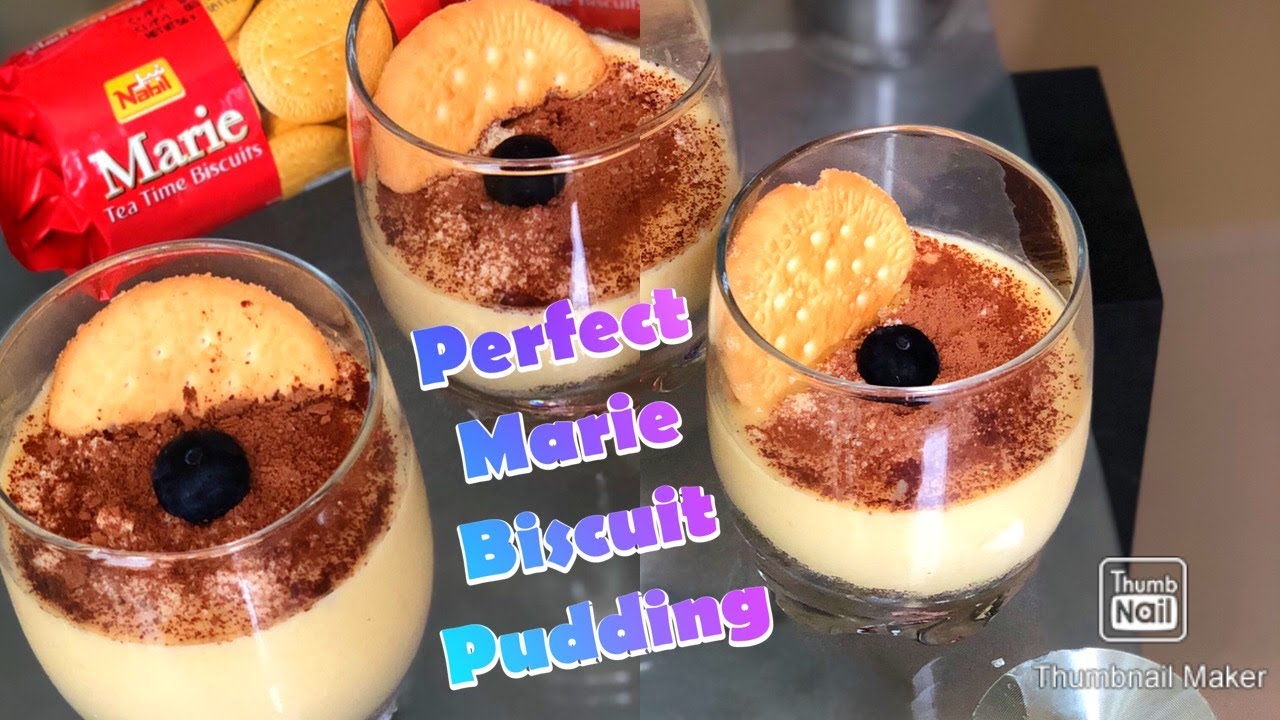 Marie Biscuit Pudding || Easy Recipe - YouTube