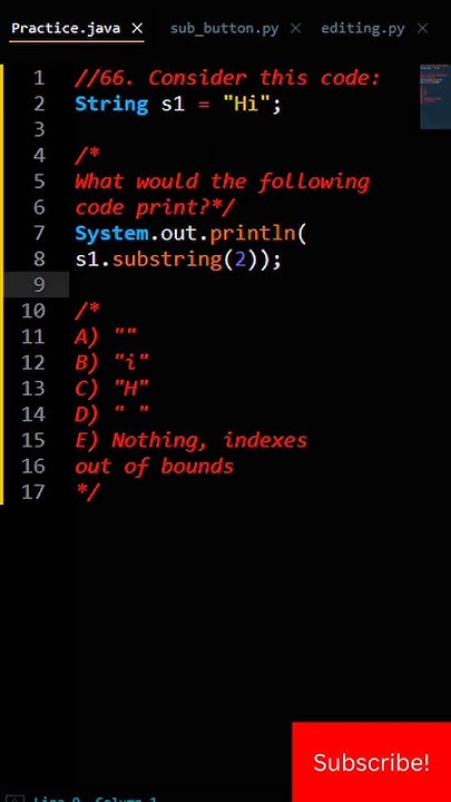 2023 AP Computer Science A MCQ 66 #apcsa #apcs #java #shorts - YouTube