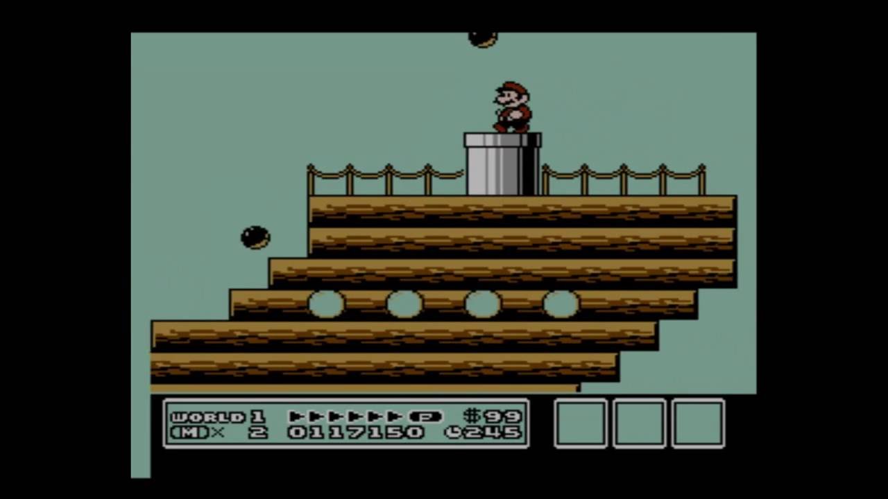 Super Mario Bros 3 World 1-Airship - YouTube