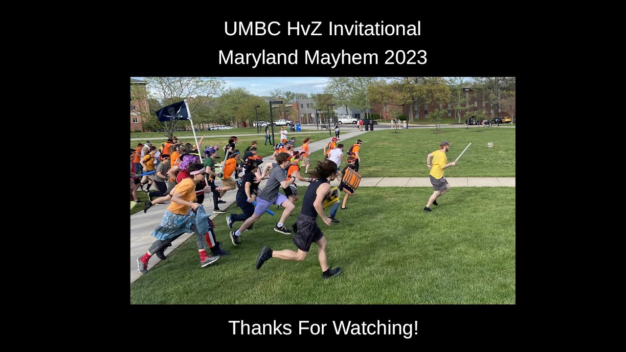 Nerf/Dartsoft Event: Maryland Mayhem UMBC HvZ Spring 2023 Human ...