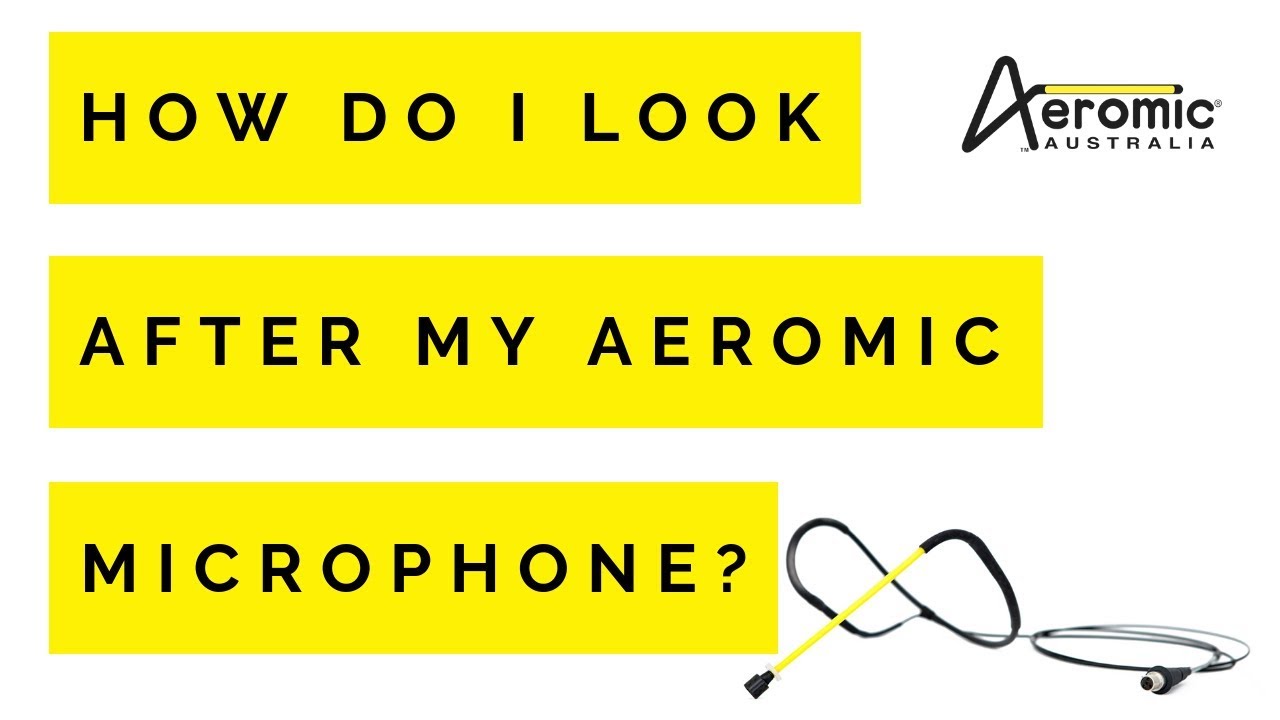 How do I Look After My Aeromic Microphone? - Fitness Audio - YouTube
