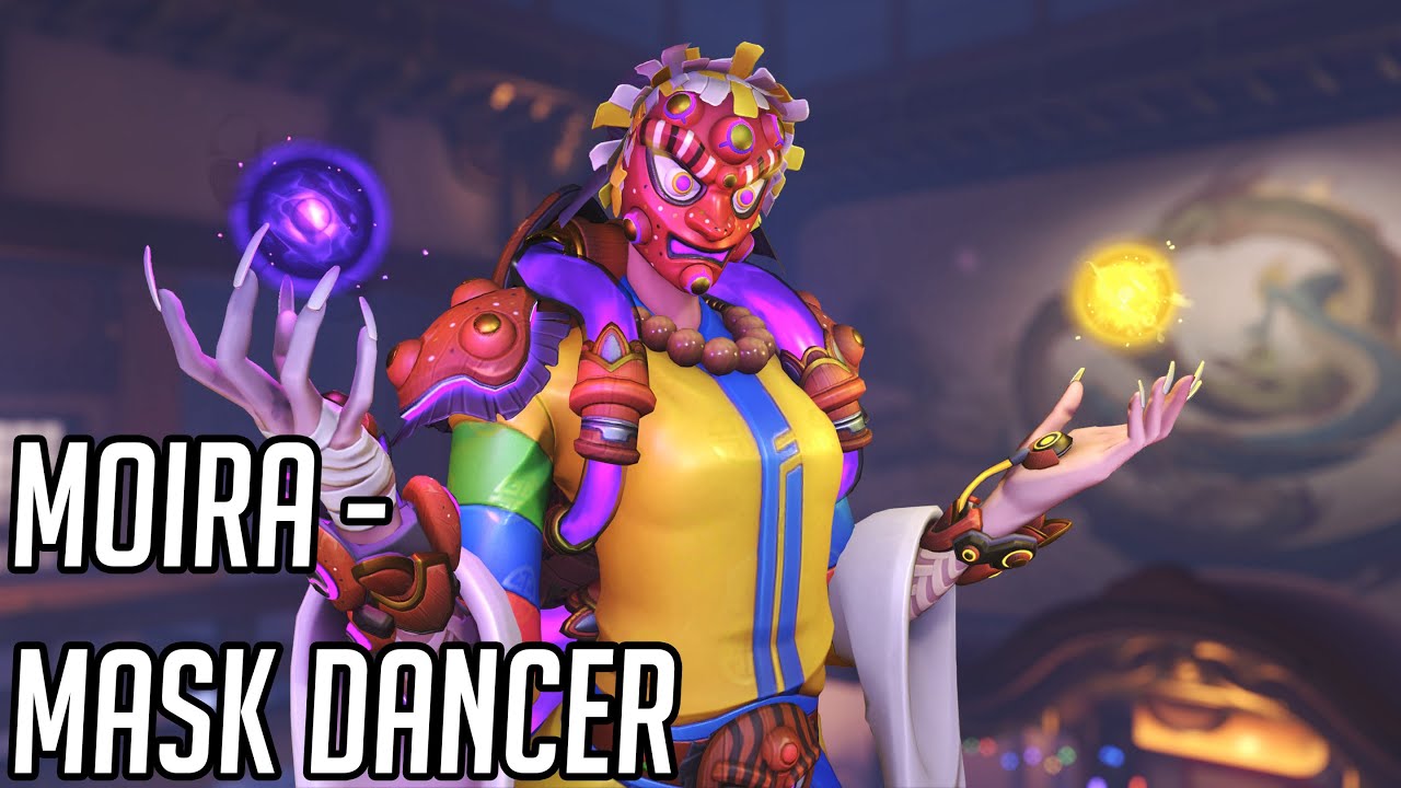 Moira "Mask Dancer" Skin Showcase - Overwatch 2 - YouTube