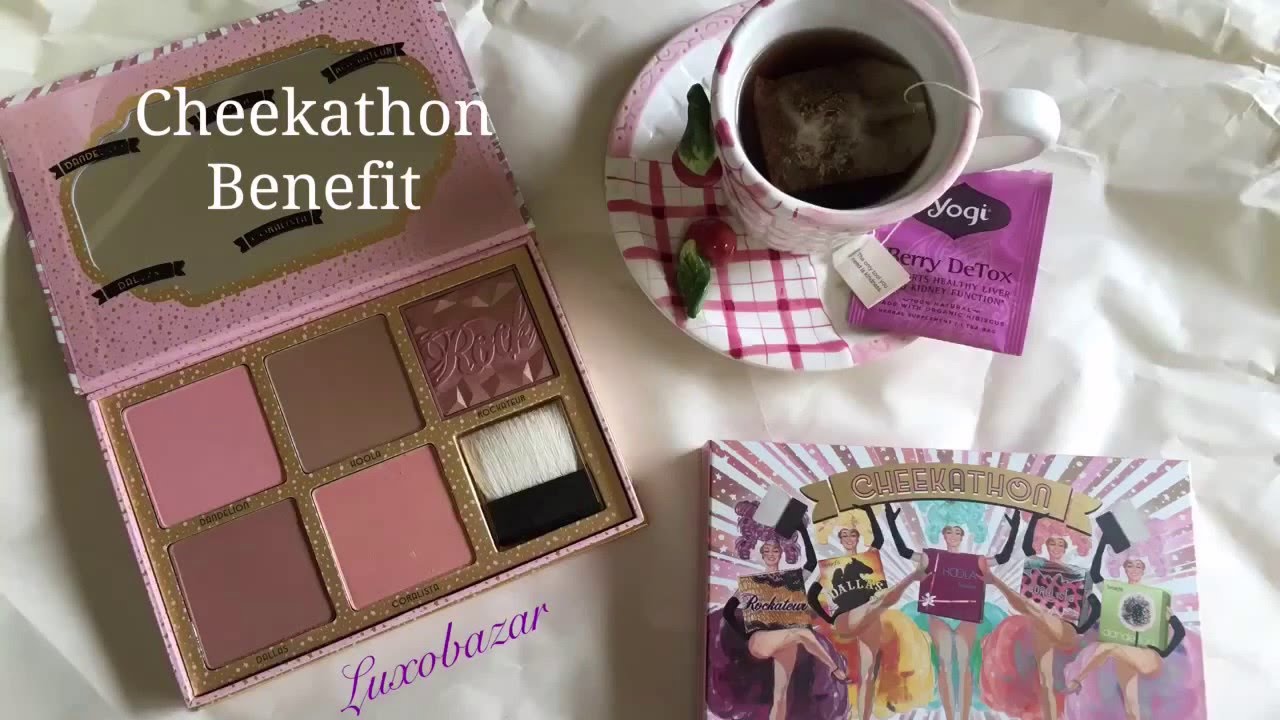 Resenha da Cheekathon Blush & Bronzer Palette Benefit - YouTube