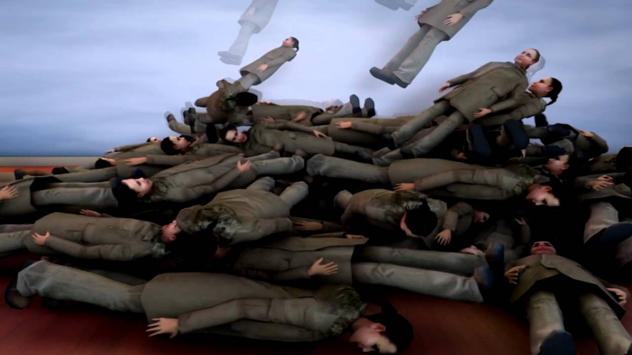 Cinema 4D pile of people - YouTube