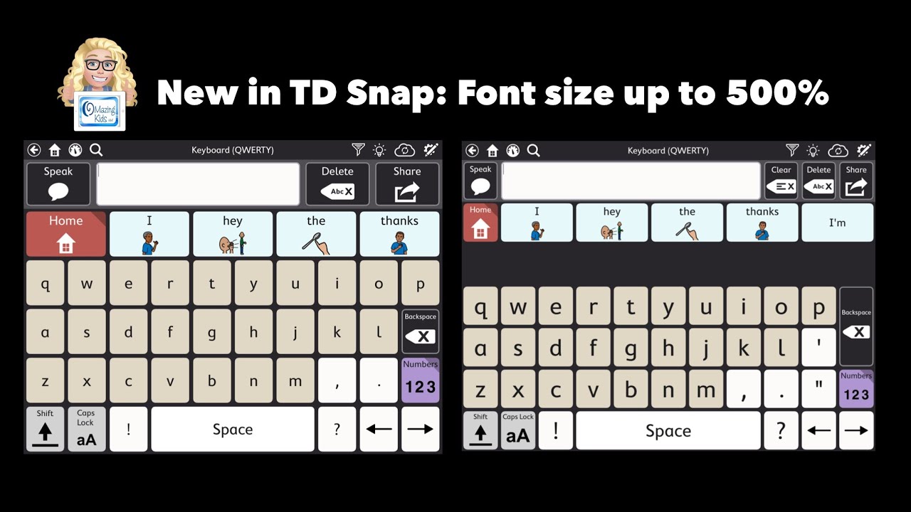 Td Font Size Show Hide HTML