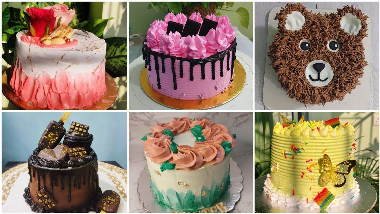 Easy Cake Design for Beginners | Cake Decorating Ideas | Easy & Unique ...