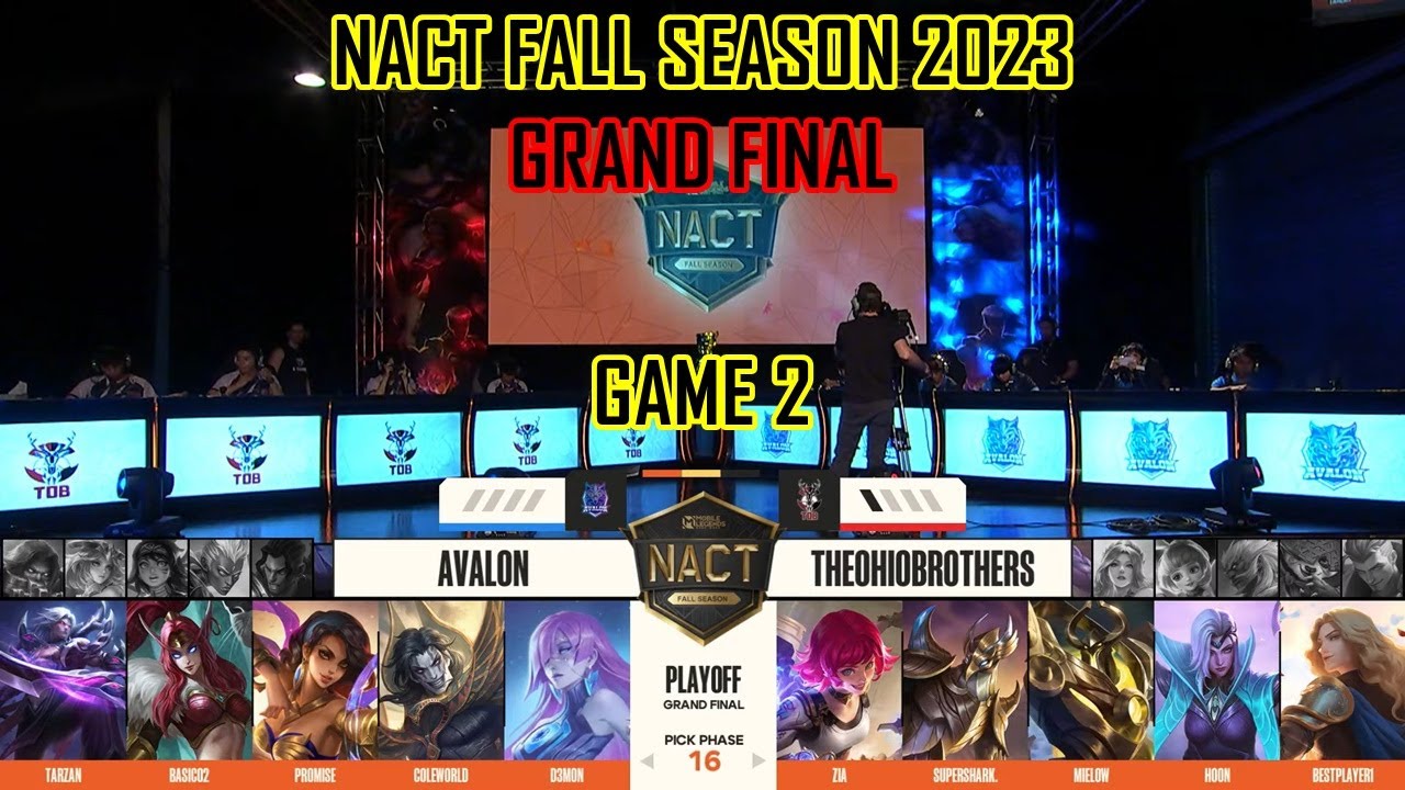 THEOHIOBROTHERS VS AVALON - GAME 2 | GRAND FINAL - NACT FALL SEASON ...