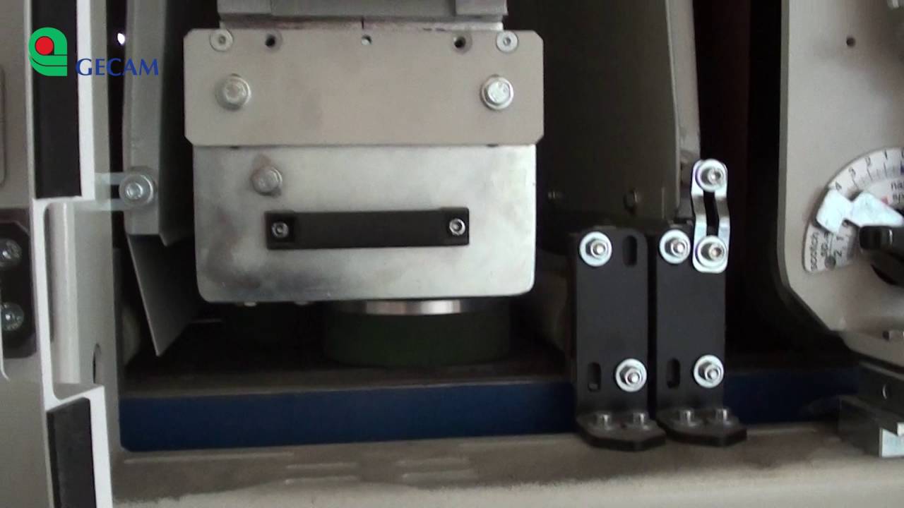 Gecam deburring machine G6 RTB - Satinatrice Gecam G6 RTB - YouTube