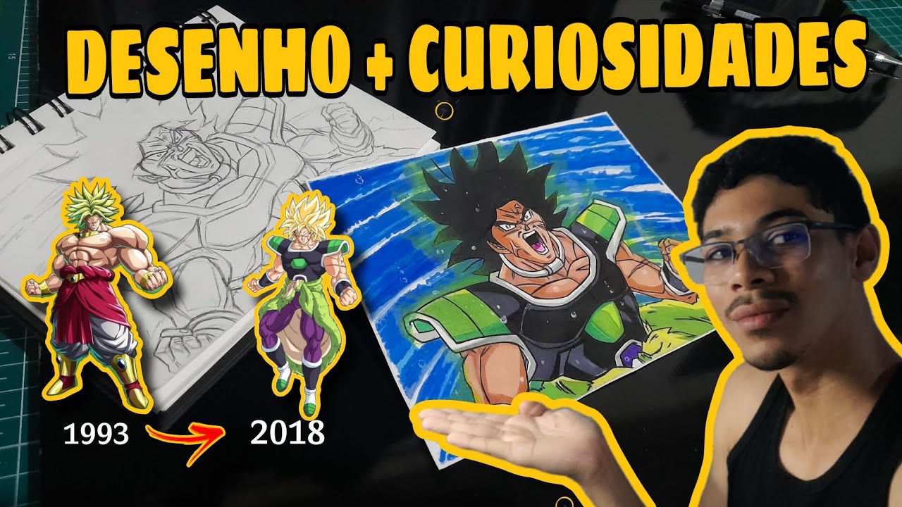 Do Broly Clássico ao Canônico - Traço, Design e Mudanças | Desenho ...