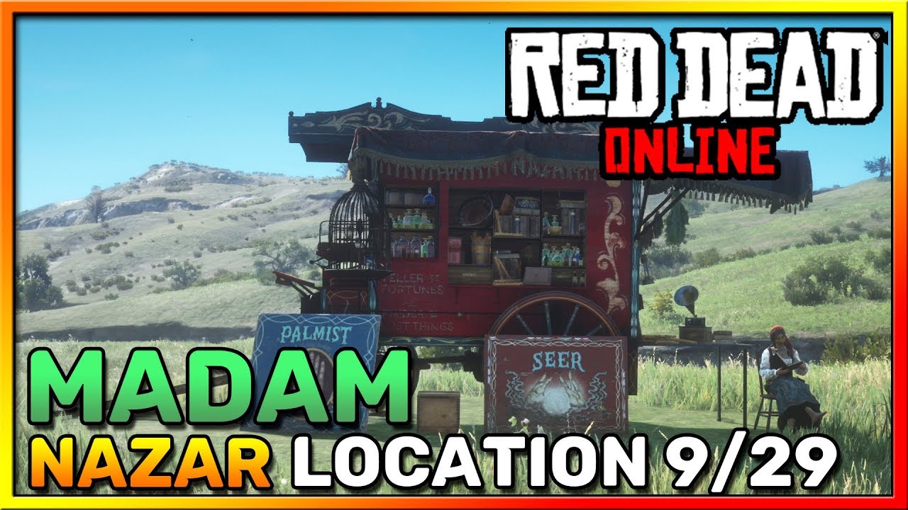 Red Dead Online Madam Nazar Location September 29 - Where is Madam ...
