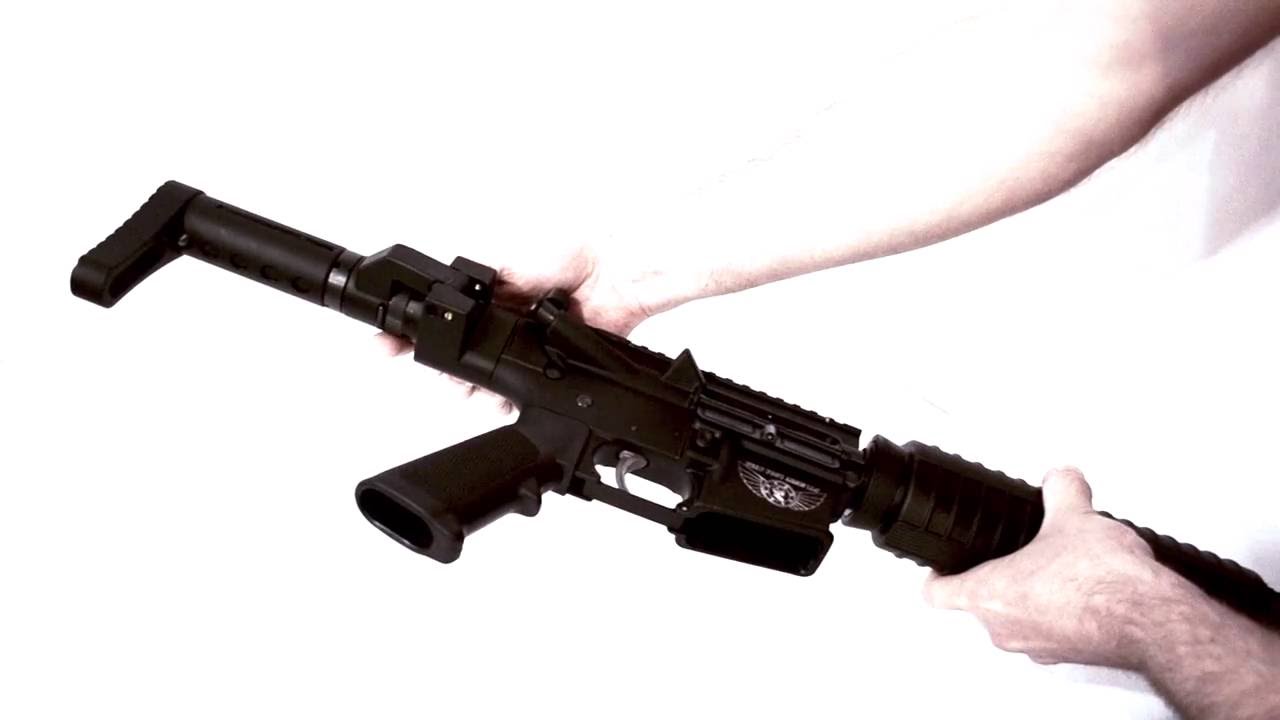 Dead Foot Arms MCS- close up of folding action - YouTube