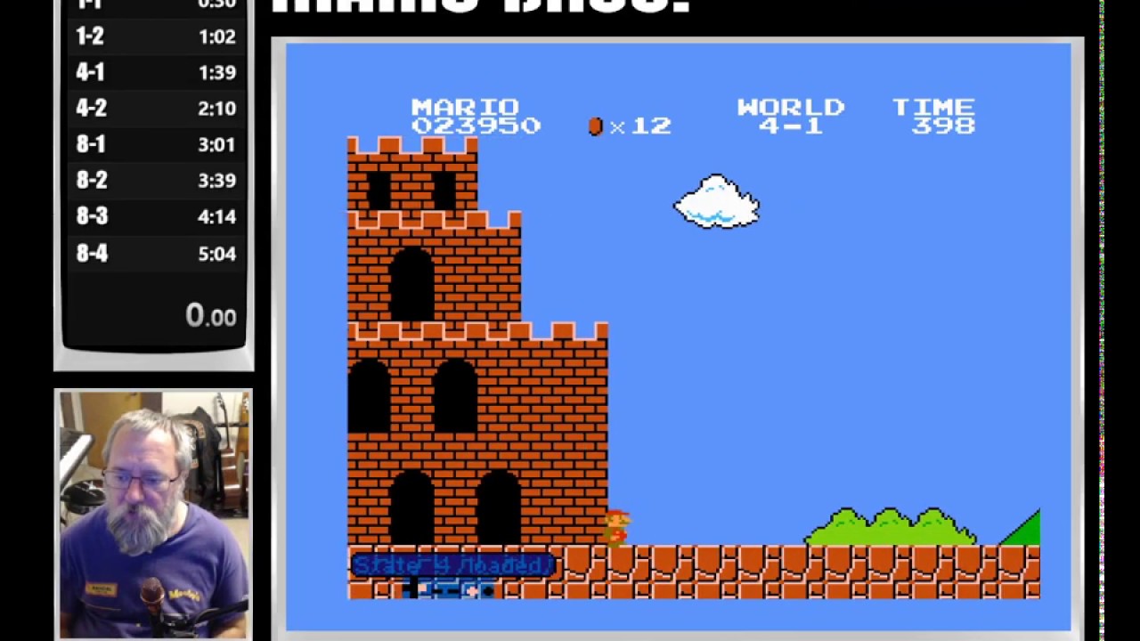 Super Mario Bros 4-1 - fun tricks - YouTube