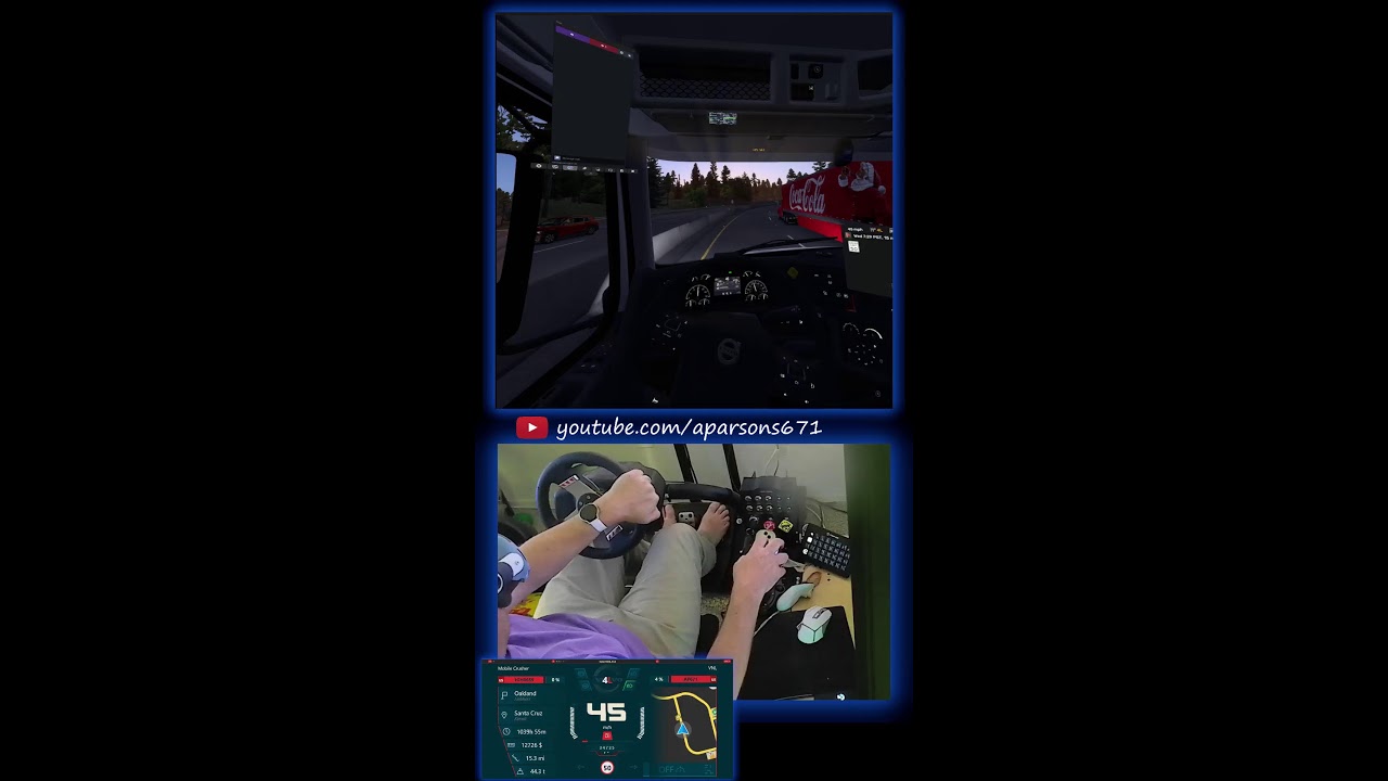 ATS VR Trucking Episode 4 (Mobile) - YouTube