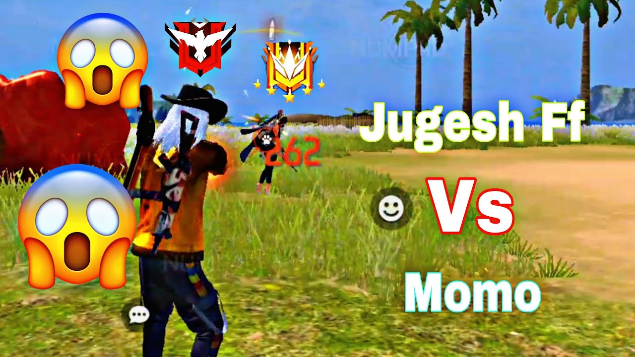 Jugesh Ff Vs Momo | 1 V 1 Headshot Challenge | Free Fire Max - YouTube