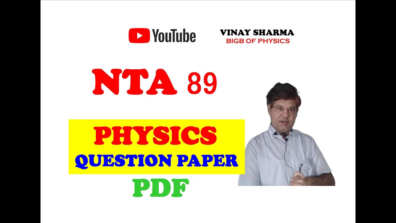 NTA89PHYSICS NTA89 LATEST NTA PAPER NEET PHYSICS LATEST NTA PAPER TODAY ...