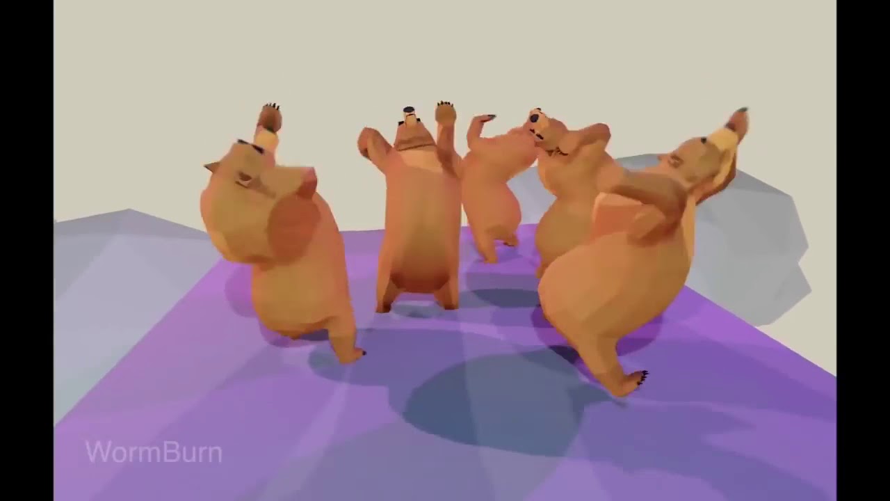 Bears Dance to Copyright Free Music - YouTube