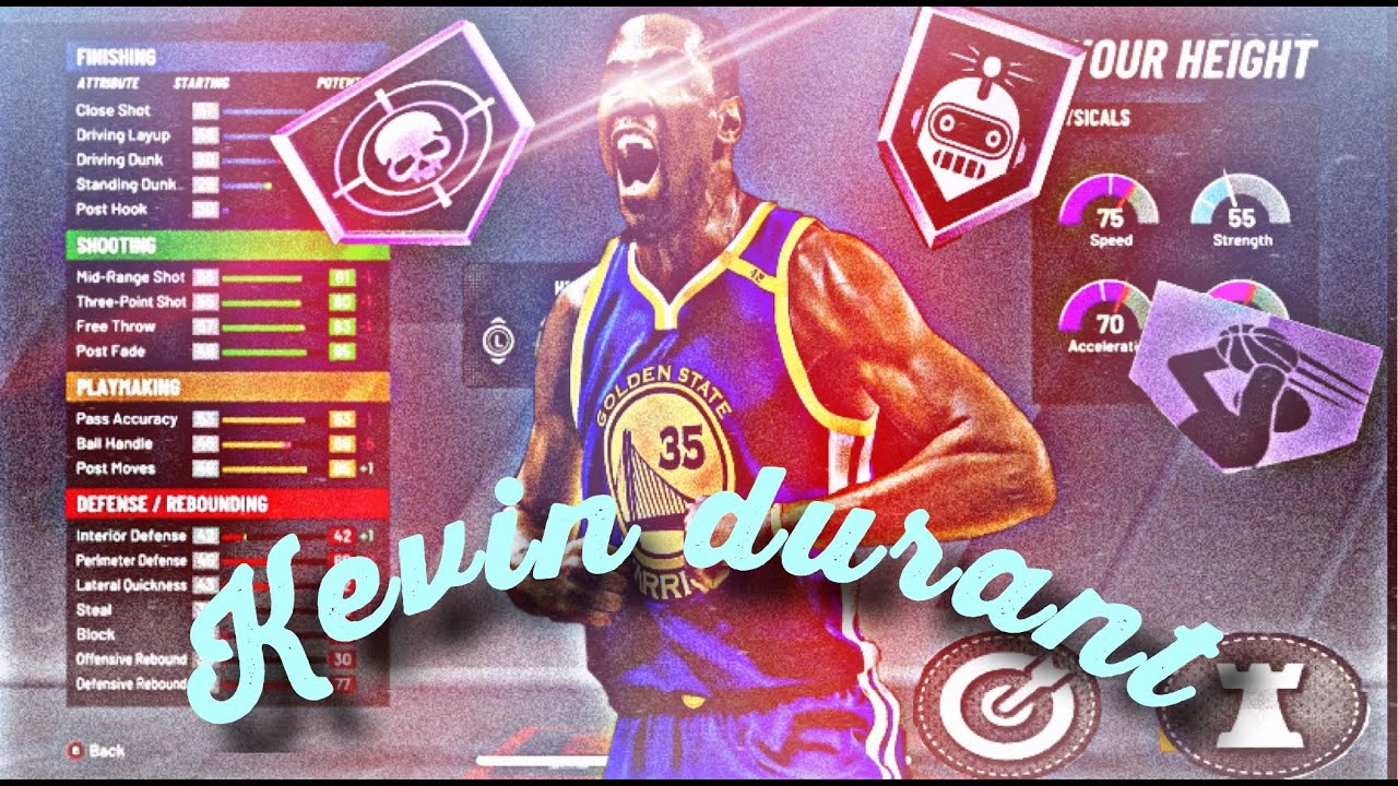 NBA 2K20 KEVIN DURANT BUILD ! BEST DEMI-GOD BUILD😱💥🔥 CAN SPEED-BOOST ...