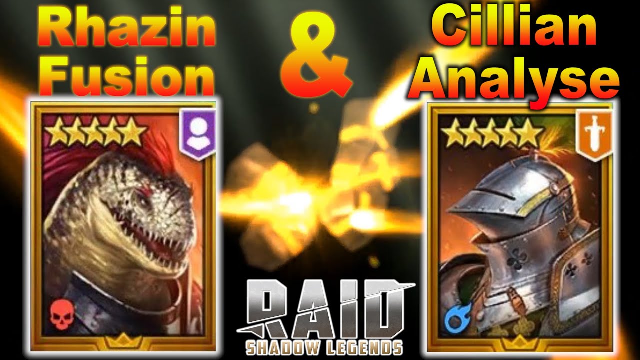 RHAZIN fusionieren und CILLIAN event Analyse :: Raid Shadow Legends ...