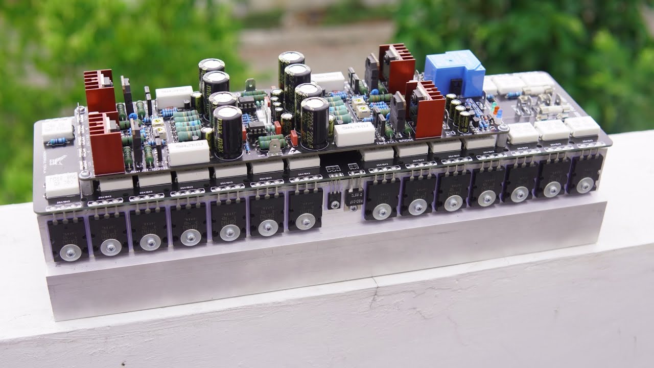 Professional 2000W High Power Amplifier | TBM FULL BRIDGE using 14+14 ...