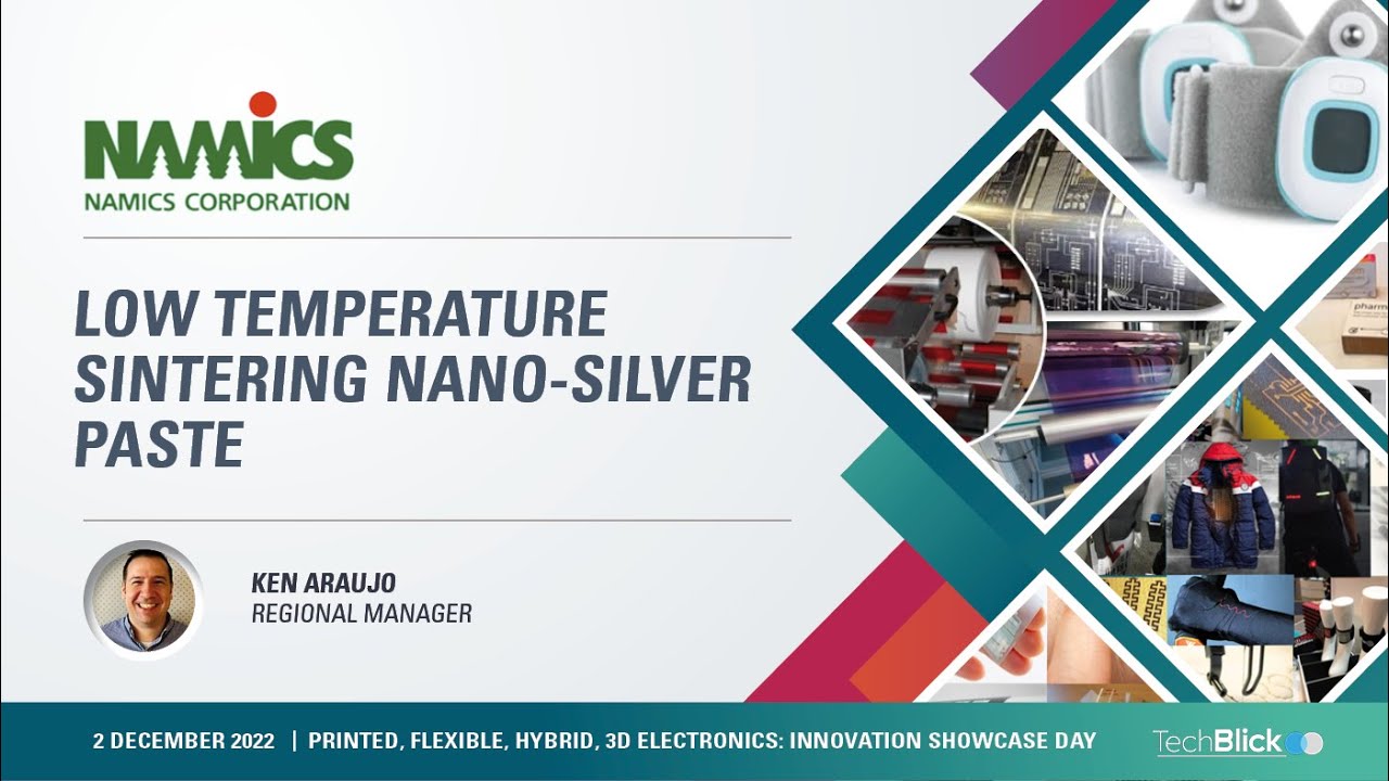 NAMICS Technologies | Low temperature sintering nano silver paste - YouTube