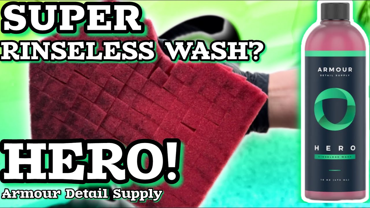 PURE! Armour Detail Supply HERO Rinseless Wash Review - YouTube