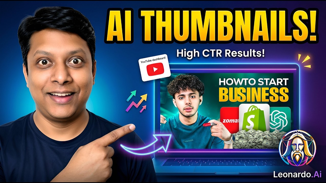 How to Make YouTube Thumbnails with Leonardo AI (FREE & Better Than ...