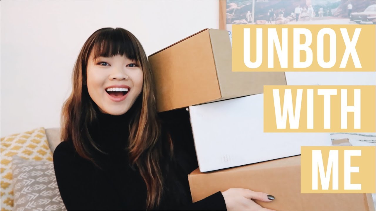 UNBOX WITH ME // Makeup, Skincare, Handbag! - YouTube