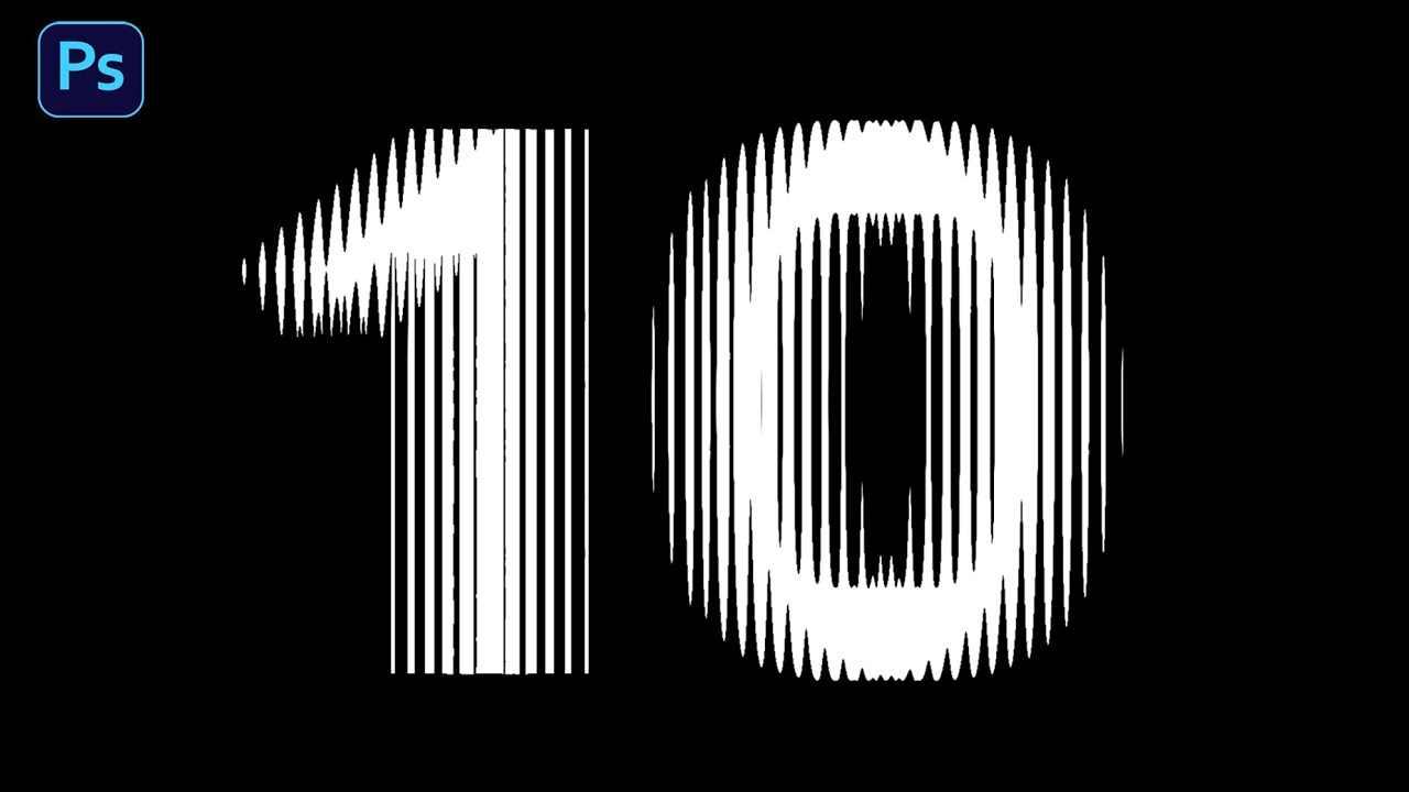 How to Create Refracted Text Effect in Photoshop - YouTube