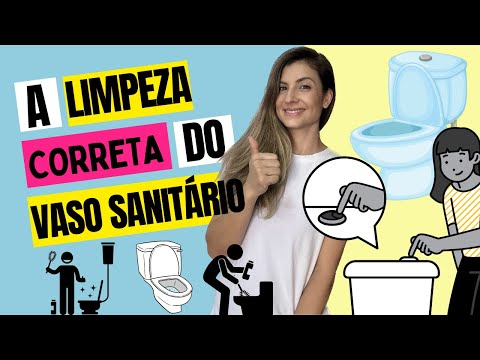 A LIMPEZA CORRETA E RÁPIDA DO VASO SANITÁRIO!