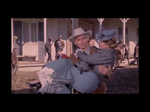 Barbara Britton gets carried -The Spoilers (1955)
