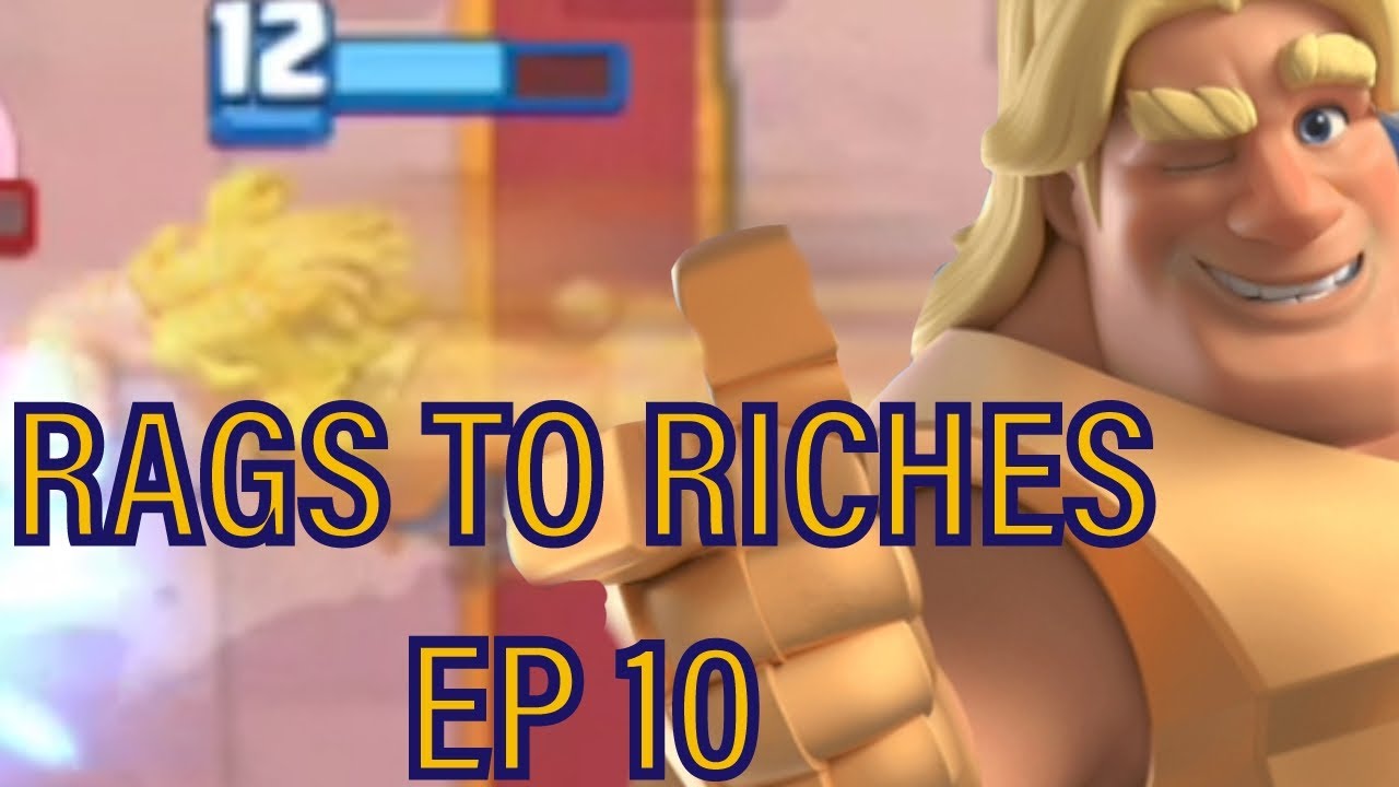 GOLDEN KNIGHT ABILITY IS AWESOME!!! | CLASH ROYALE | RAGS TO RICHES EP ...