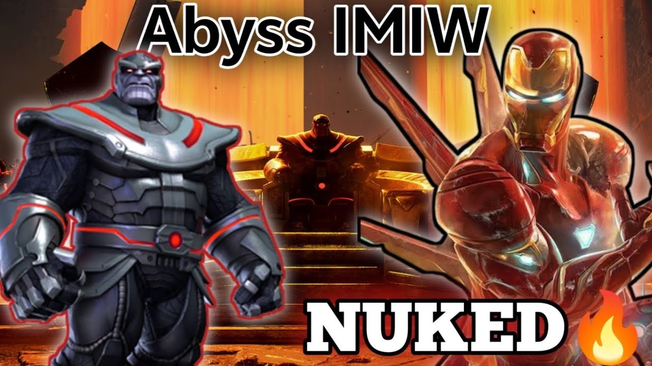 Abyss IMIW Nuked🔥 by Deathless Thanos🔥| ABYSS Iron Man Infinity War|Deathless Thanos|MCOC|mcoc ...