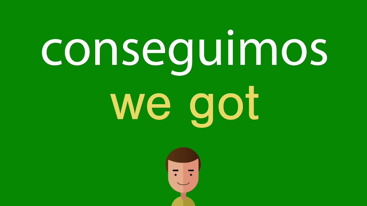 Como dizer conseguimos em inglês - YouTube