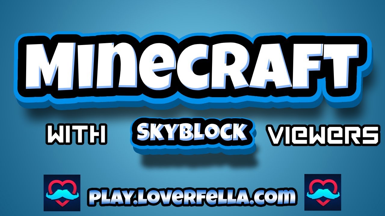 Playing Minecraft Skyblock! Public Server! *JAVA EDITION* - YouTube