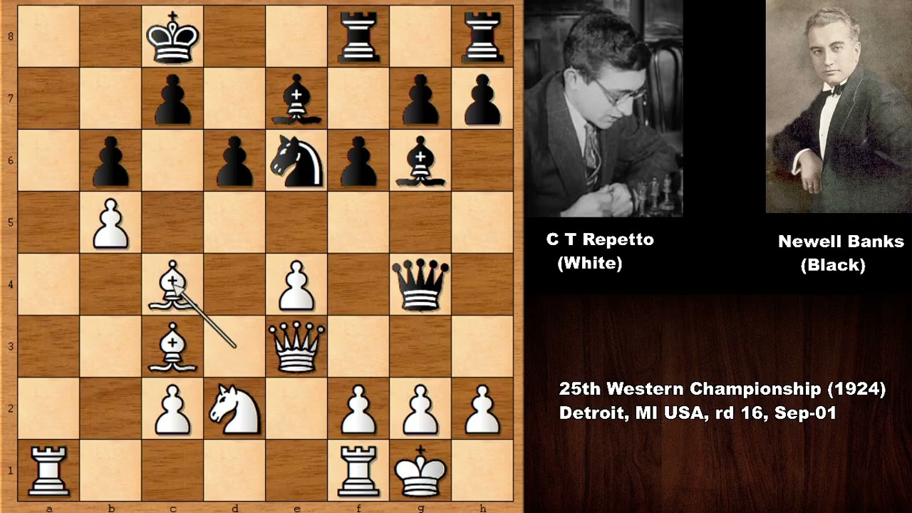 Carlos Torre Repetto vs Newell Williams Banks (1924) - YouTube