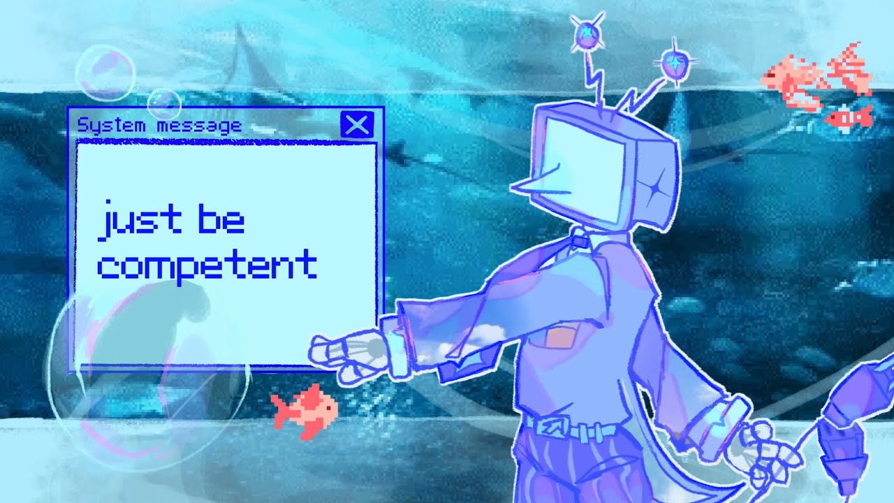 just be competent - Animation meme [Deltarune?] - YouTube
