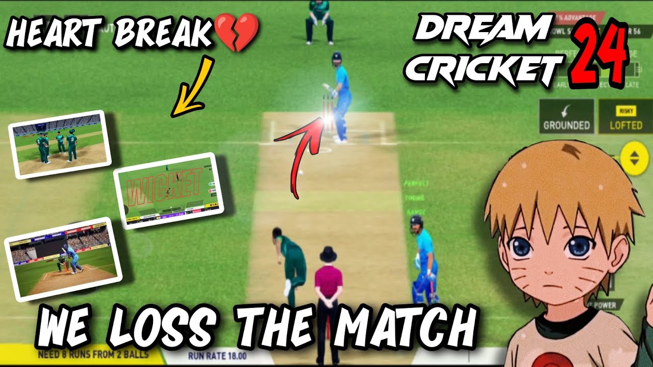 Heartbreak💔 in Dream Cricket 24: India vs Australia World Cup Match ...