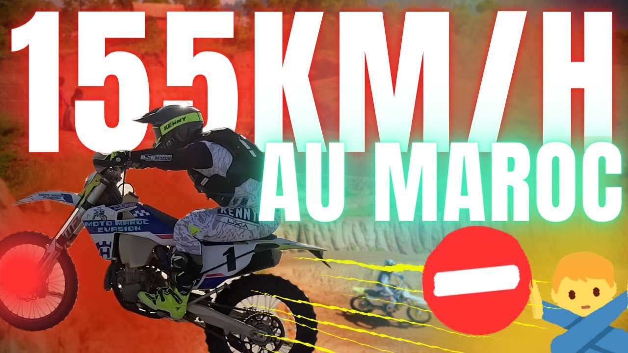 155km/h au Maroc - On roule dans les dunes avec Moto Maroc Evasion - YouTube